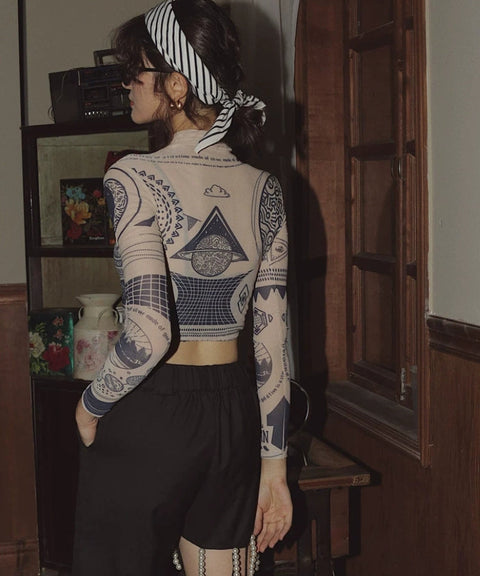 Y2K Long Sleeve Tops – Y2K VIBE