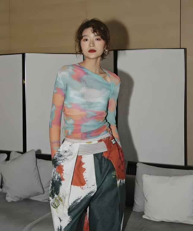 Y2K Long Sleeve Tops – Y2K VIBE