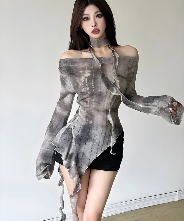 Y2K Long Sleeve Tops – Y2K VIBE