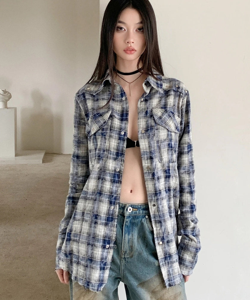 Buy Y2K Shirts for Women | Plaid & Graphic Styles - Y2KVIBE – Y2K VIBE